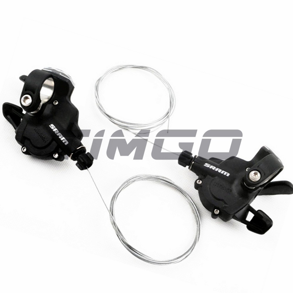 Jual SRAM X4 3×8 Kecepatan Shifter Tuas Pemicu Sepeda MTB Gear Hitam ...