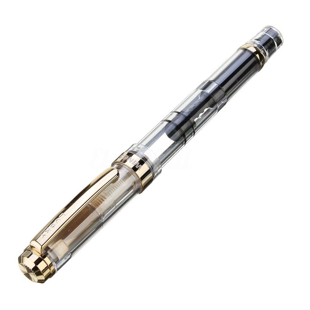 Jual Pena Air Mancur Piston Emas Transparan 698 Plastik Wing Sung Baru ...