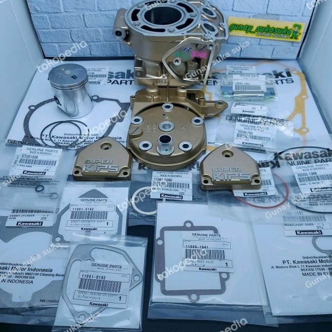 Jual Blok Head PDK Gold BW Set Ninja R SS RR Original Kawasaki Thailand ...