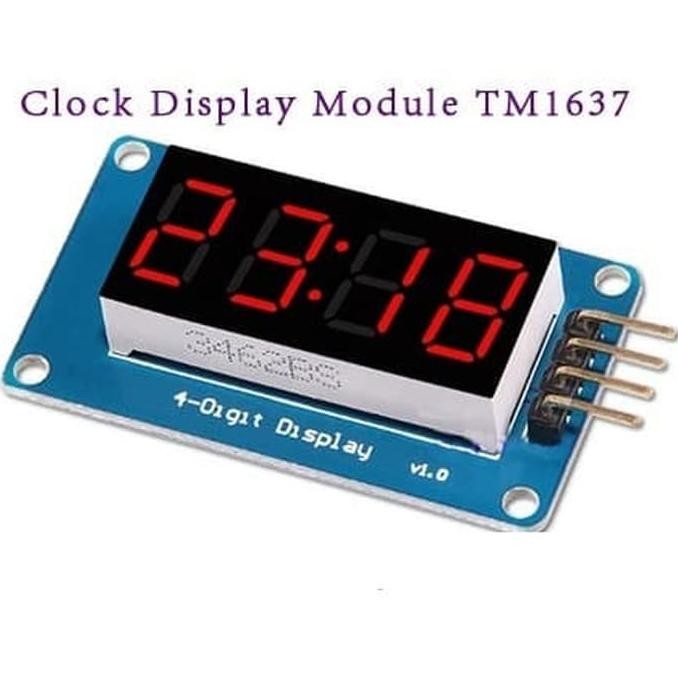 Jual /////] TM1637 Clock Module 4 Digit Jam Timer TM 1637 Arduino Raspberry Pi | Shopee Indonesia