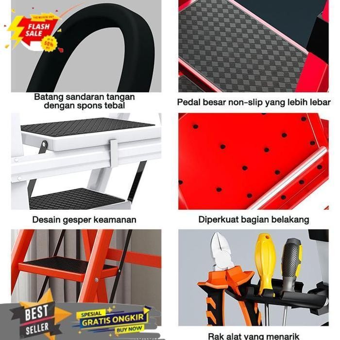 Jual PROMO CODTANGGA 3/4/5/6 STEP TANGGA LIPAT MULTIFUNGSI LIPAT TANGGA ...