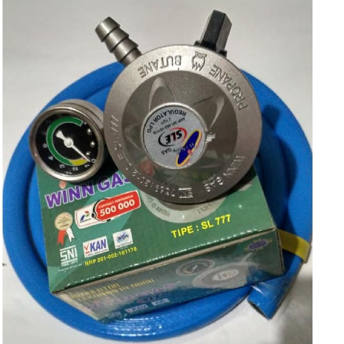 Jual Sale Regulator Matic Biogas Winn Gas W 777 M Selang Gas Lpg 700 ...