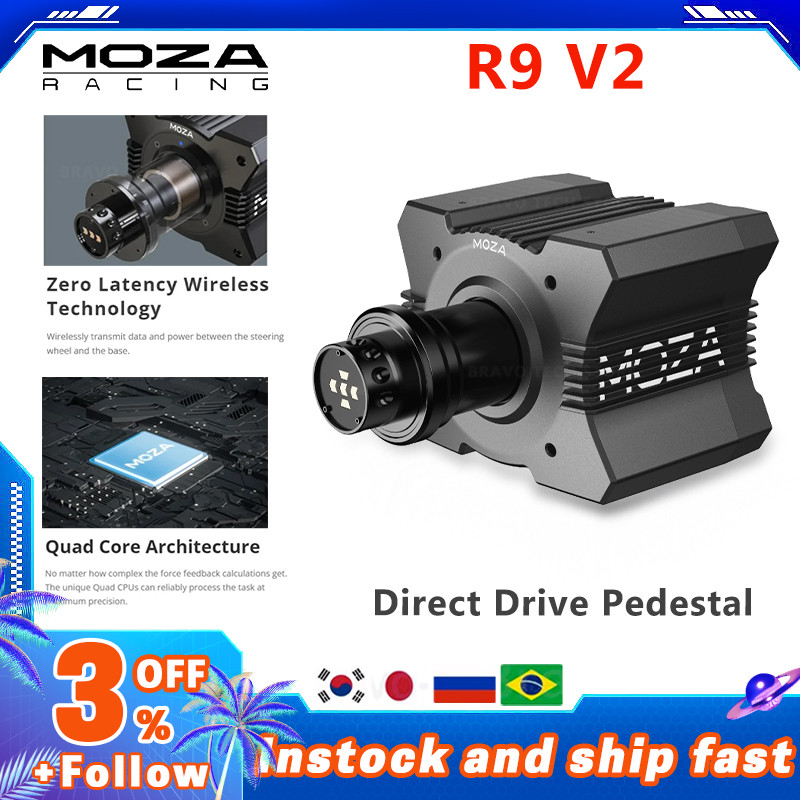 Jual SALE MOZA Racing R9 V2 Wheel Base Direct Drive Wheel Base 9 N·m of ...