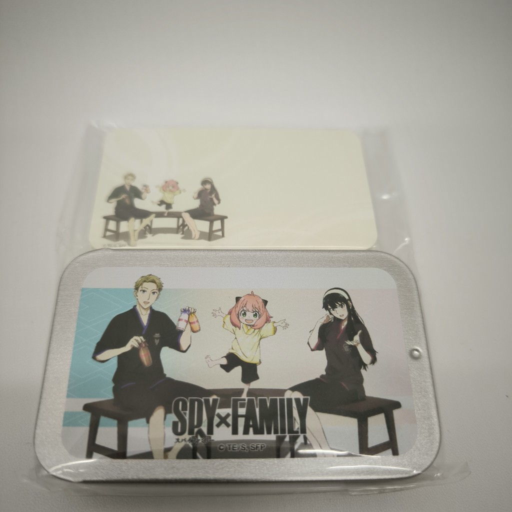 Jual Tin Can with Note Memo Pad Spy x Family Yor Loid Anya Forger ...