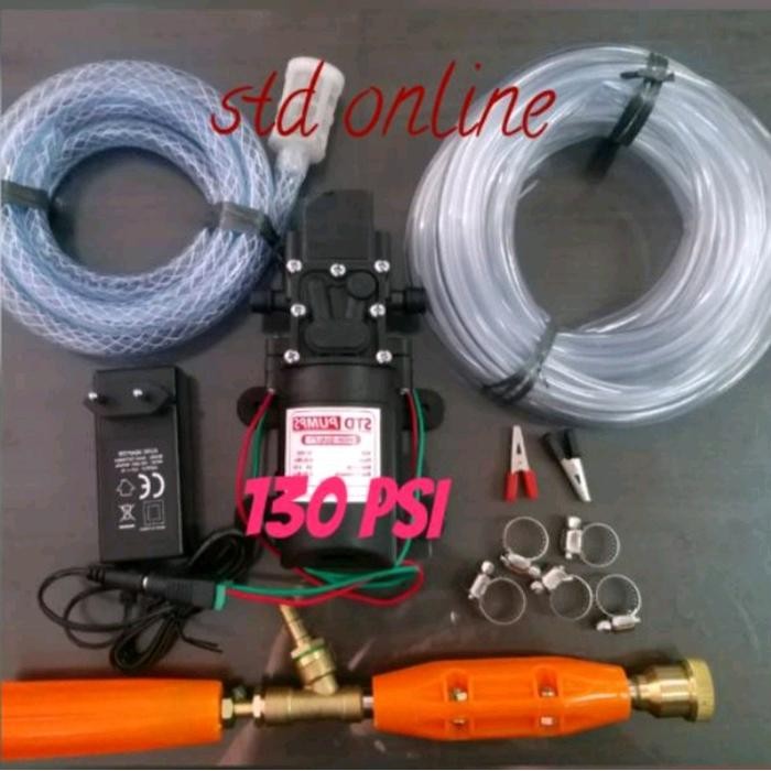 Jual terbaru !!! alat steam cuci motor 130 psi komplit siap pakai ready ...