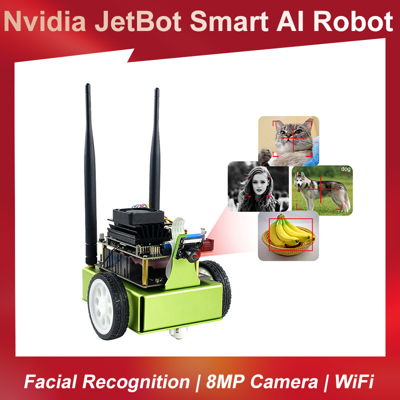Jual VBA Nvidia JetBot AI Kit 8MP FOV Camera WiFi Facial Recognition ...
