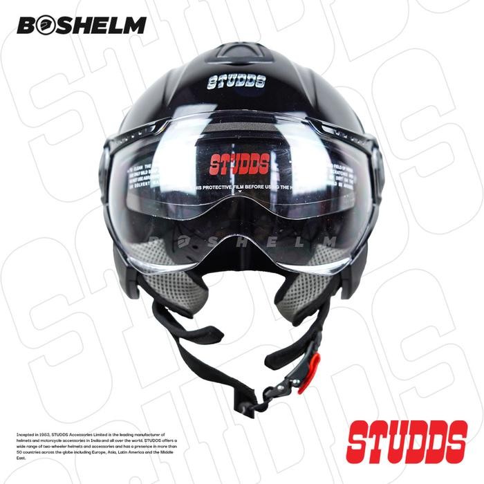 Jual Helm Studds Downtown Helm Double Visor Helm Half Face Sni | Shopee ...
