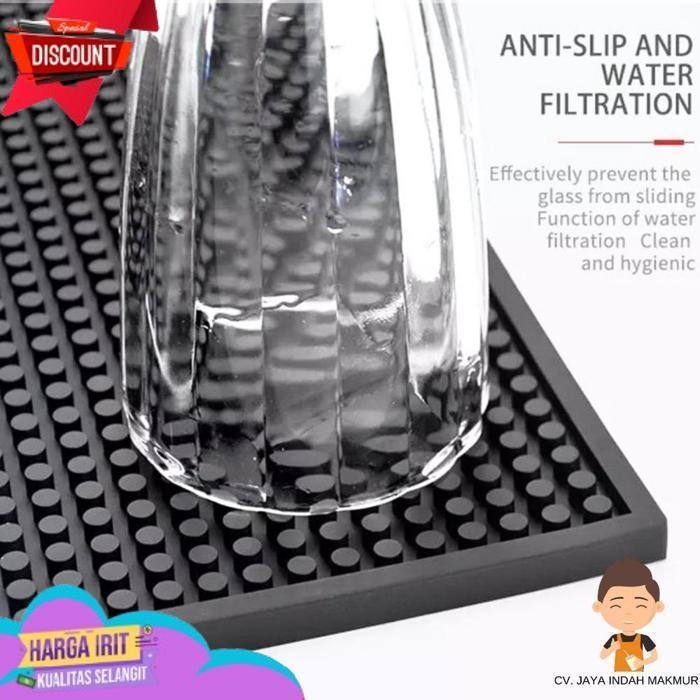 Jual TODAY BAR MAT BARTENDER RUBBER ANTI SLIP / TATAKAN GELAS PIRING ...