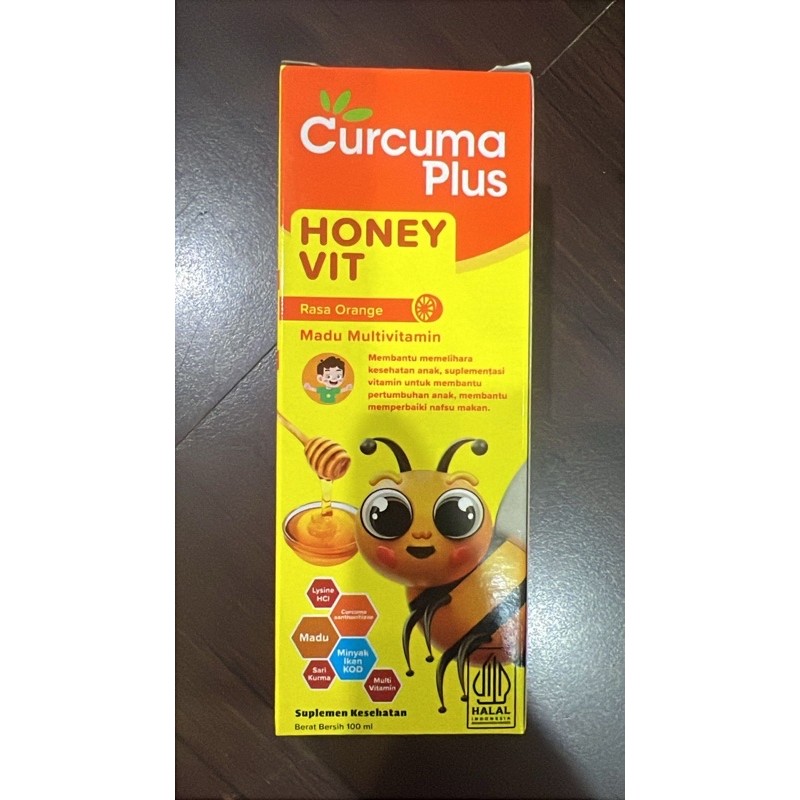 Jual [KEMASAN BARU] Curcuma Plus Honey Vit - Multivitamin Anak Madu ...