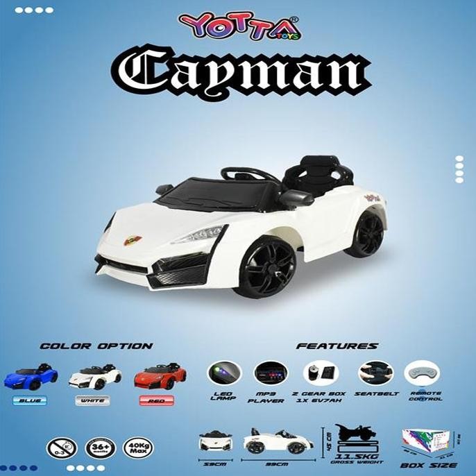 Jual Grab/Gojek Mainan anak Mobil mobilan Aki Yotta Aventure dan Cayman ...