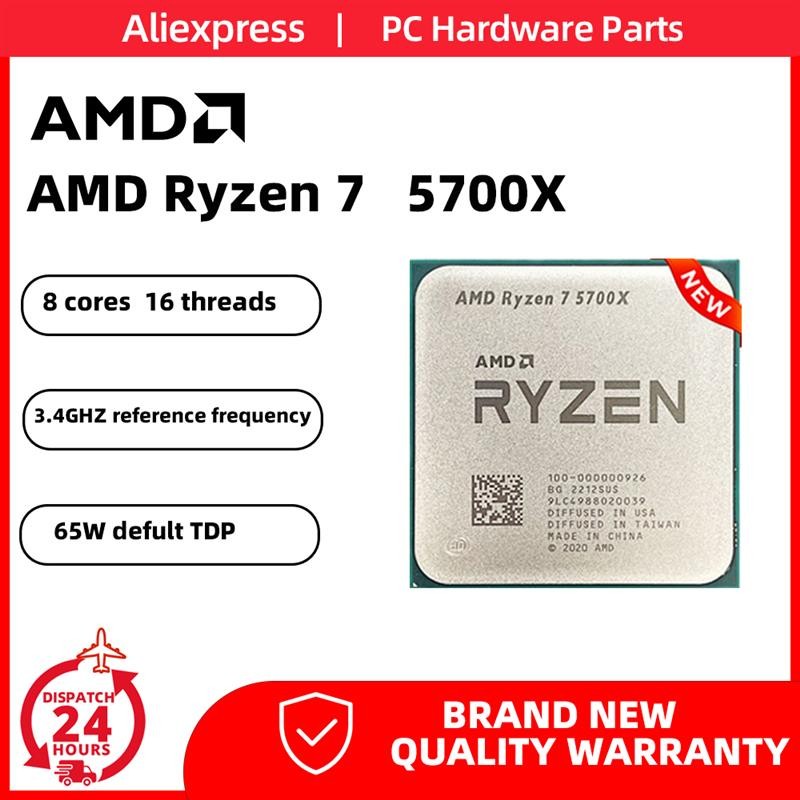 Jual ZAE AMD Ryzen 7 5700X CPU R7 5700X 3.4GHz Eight-Core 16Thread ...