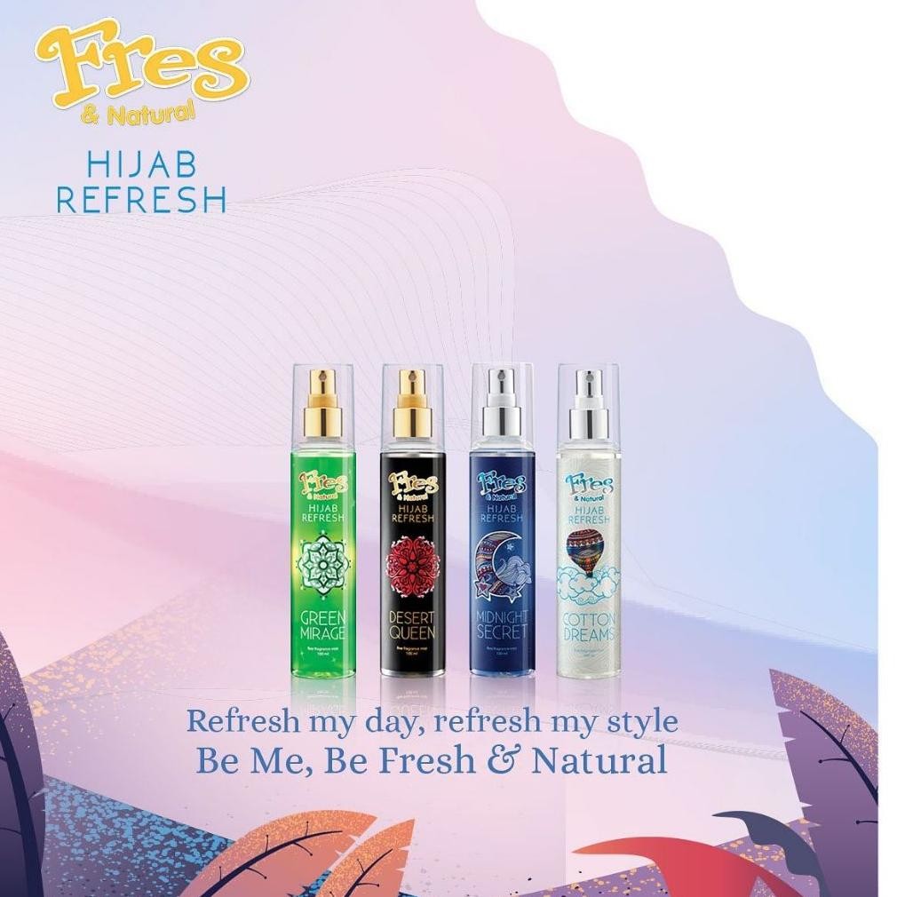 Jual df-8 FRES & Natural Fine Fragrance Mist Botol 100mL || Parfum ...