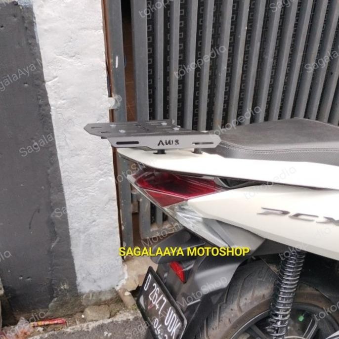 Jual Bracket Box Motor Honda Pcx Lokal Cbu Abs Model Racing Bukan Kucay ...