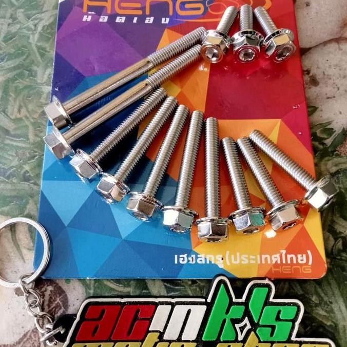 Jual Baut Cvt Set Vario 125/150 Pcx Cbu Stainless 2Kunci Heng Ori (13Pcs) | Shopee Indonesia