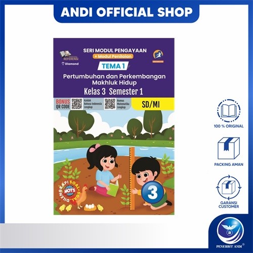 Jual Buku Seri Modul Penilaian Dan Pengayaan: Tema 1: Pertumbuhan dan Perkembangan Makhluk Hidup ...