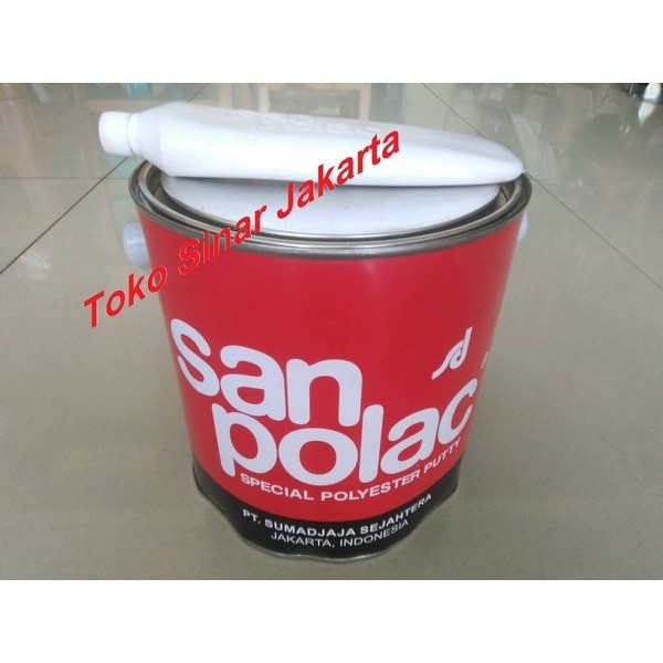 Jual Dempul Mobil Motor Besi Kayu SAN POLAC SANPOLAC 4 kg | Shopee ...