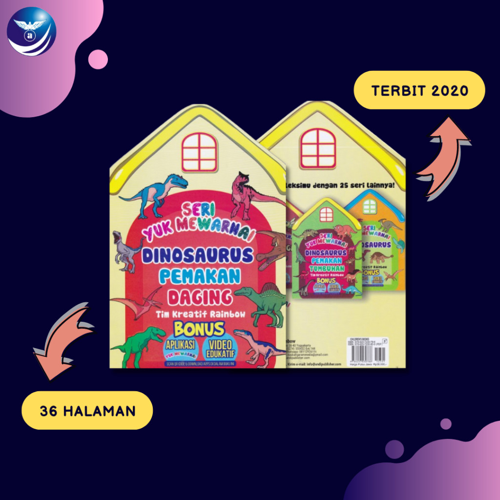 Jual Buku Seri Yuk Mewarnai: Dinosaurus Pemakan Daging - Tim Kreatif ...