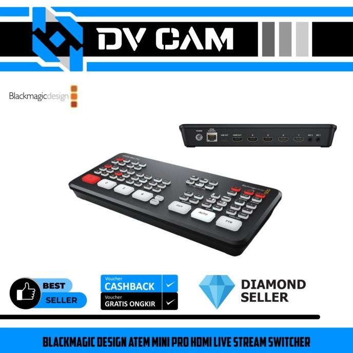 Jual Blackmagic Design Atem Mini Pro Hdmi Live Stream Switcher New Stok ...