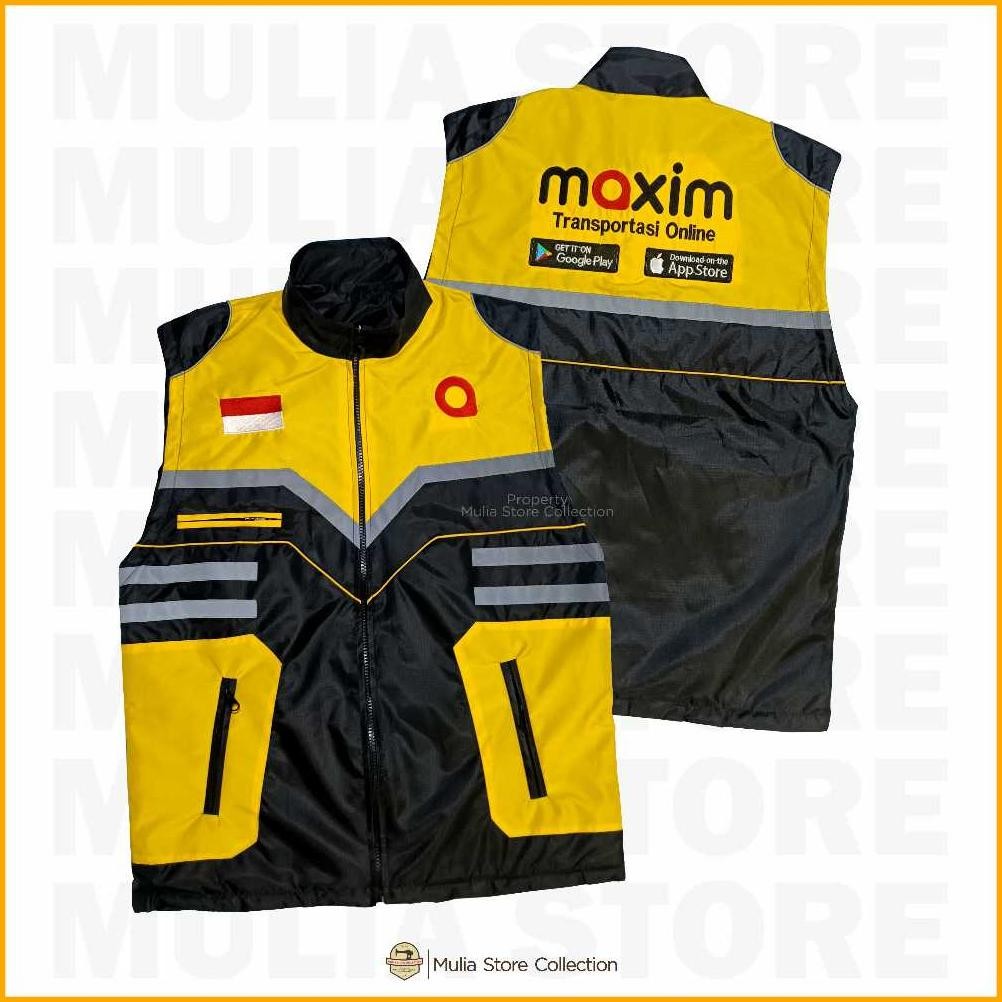 Jual Rompi Motor Anti Angin Go Jek Grabbike Maxim Gelembung Puffer ...