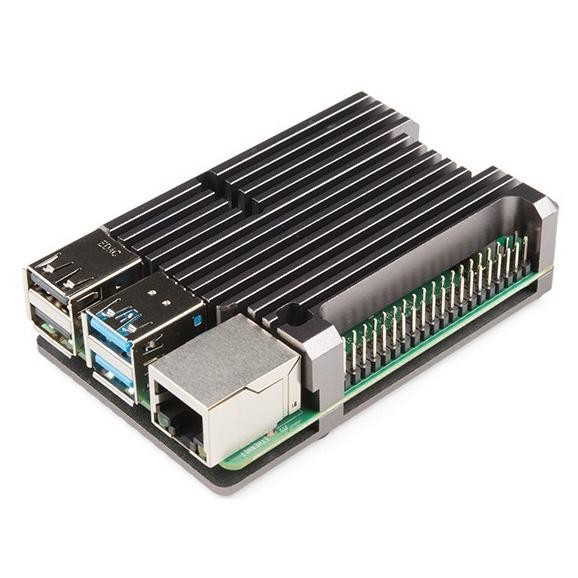 Jual CO Aluminium Metal Heatsink Passive Cooling Case Raspberry Pi 4 B - Metal | Shopee Indonesia