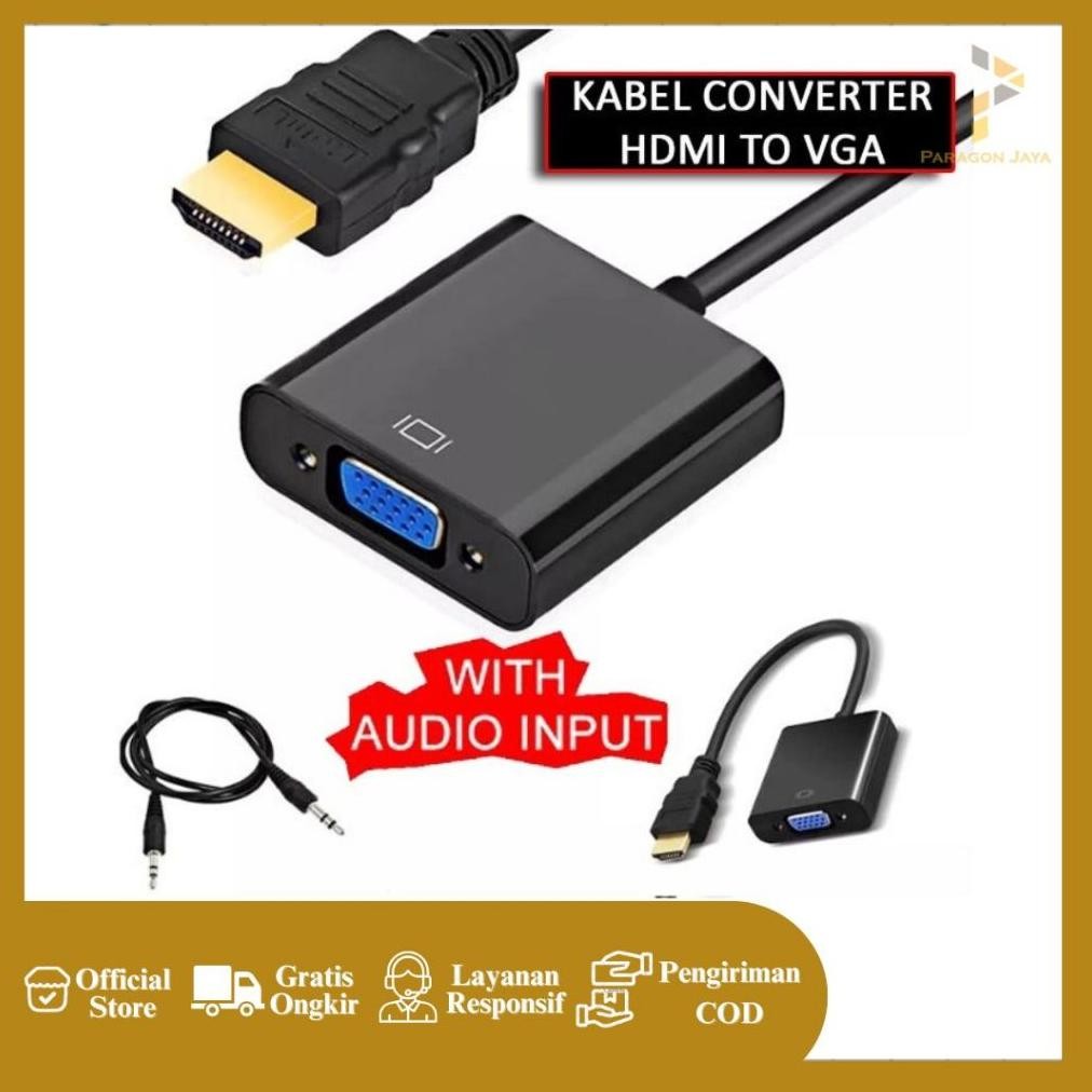 Jual Kabel Converter Hdmi To Vga With Audio Output Adapter Murah ...
