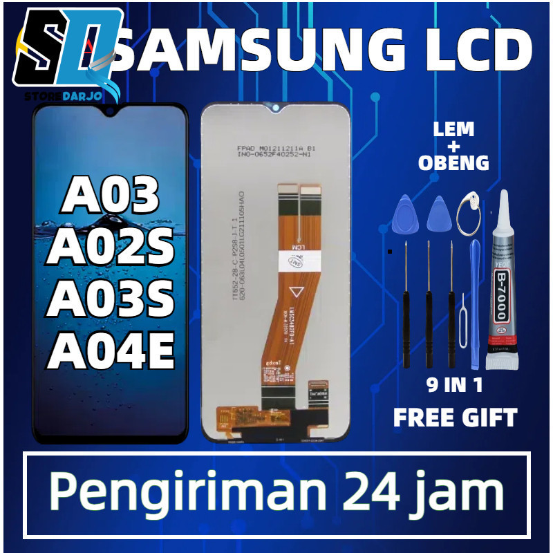 Jual LCD Touchscreen Samsung Galaxy A04E/A03S/A02S/A03/A042F 100% Original Layar Sensitif ...