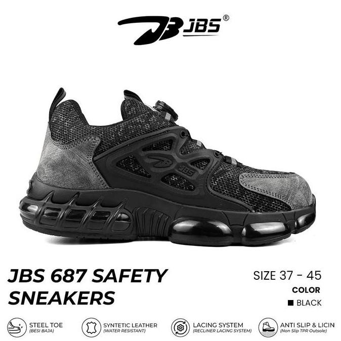 Jual Produk Baru!! Sepatu Safety Sneakers Jbs 678 Steel Toe Cap Tali ...