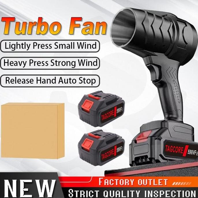 Jual MESIN BLOWER MINI PORTABLE CORDLESS BRUSHLESS BATERAI 599VF JET ...