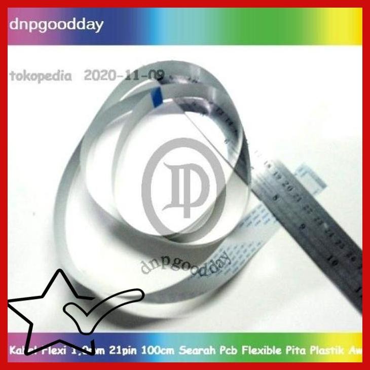 Jual [DNP] KABEL FLEXI 1,0MM 21PIN 100CM SEARAH PCB FLEXIBLE PITA ...