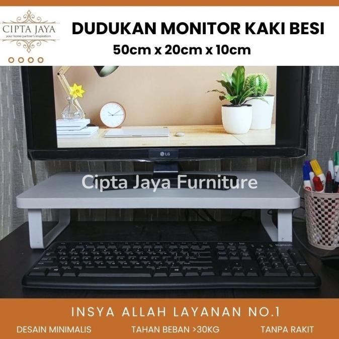 Jual Dudukan Stand Meja Tatakan Rak Monitor Komputer Laptop Pc KAKI ...