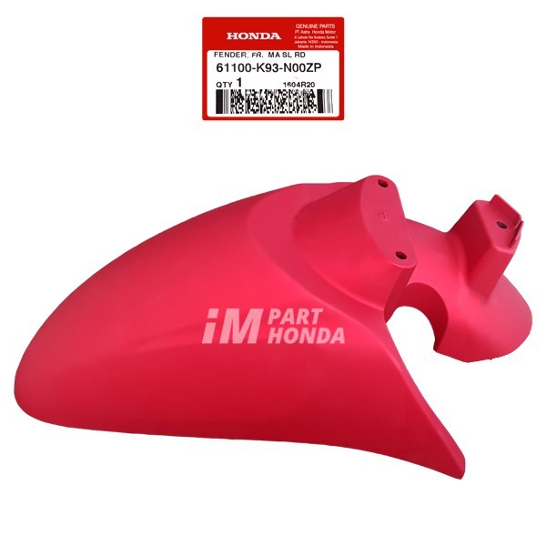 Jual 61100-K93-N00ZP Slebor Spakbor Depan Scoopy Fi eSP LED K93 Merah ...