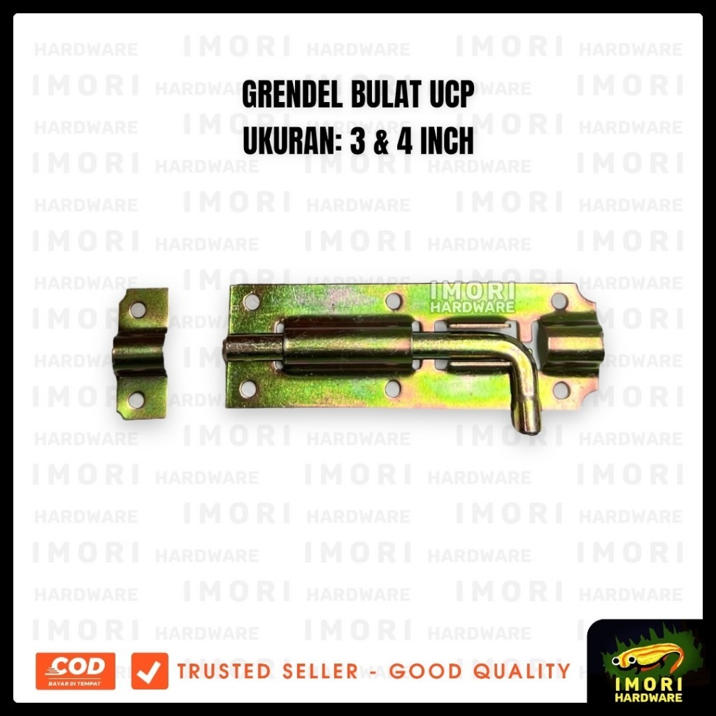 Jual [24 pcs] ATS Grendel bulat UCP 3 4" inch pengunci slot selot kunci ...