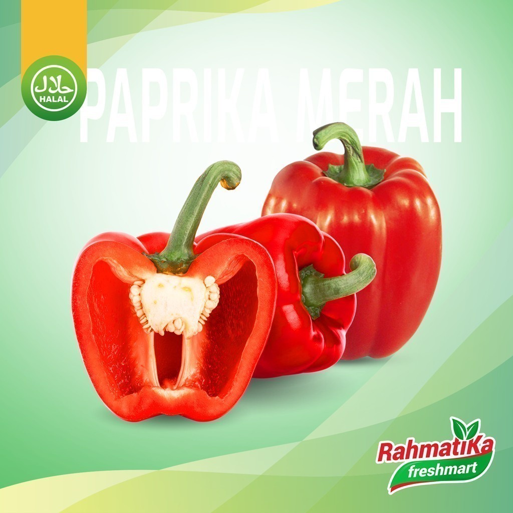 Jual Paprika Merah Segar / Paprika Merah Fresh 1 pcs (Sayur Segar ...