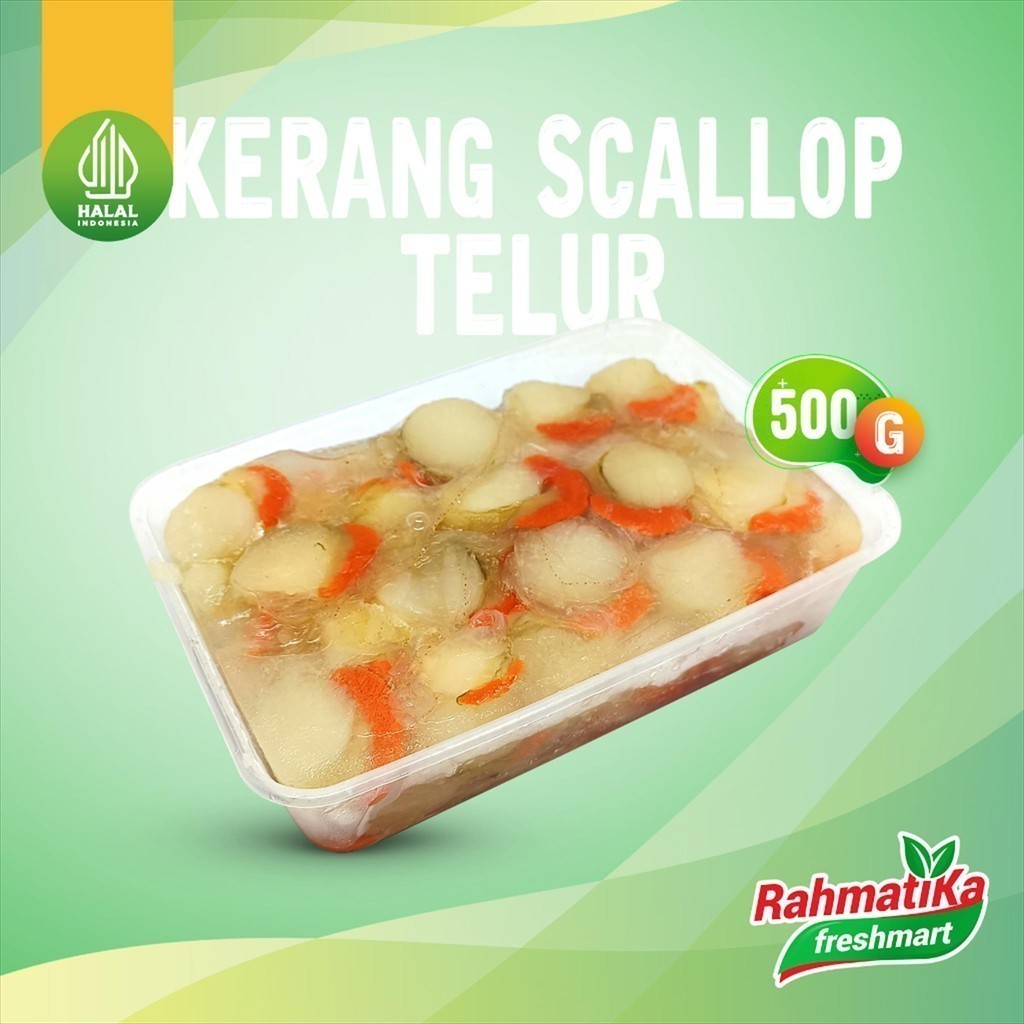 Jual Daging Kerang Scallop Telur 500 gr | Shopee Indonesia