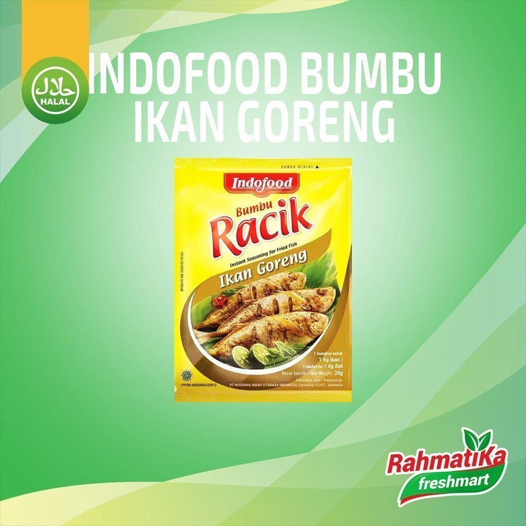 Jual Bumbu Racik Ikan Goreng Indofood 20 gram | Shopee Indonesia