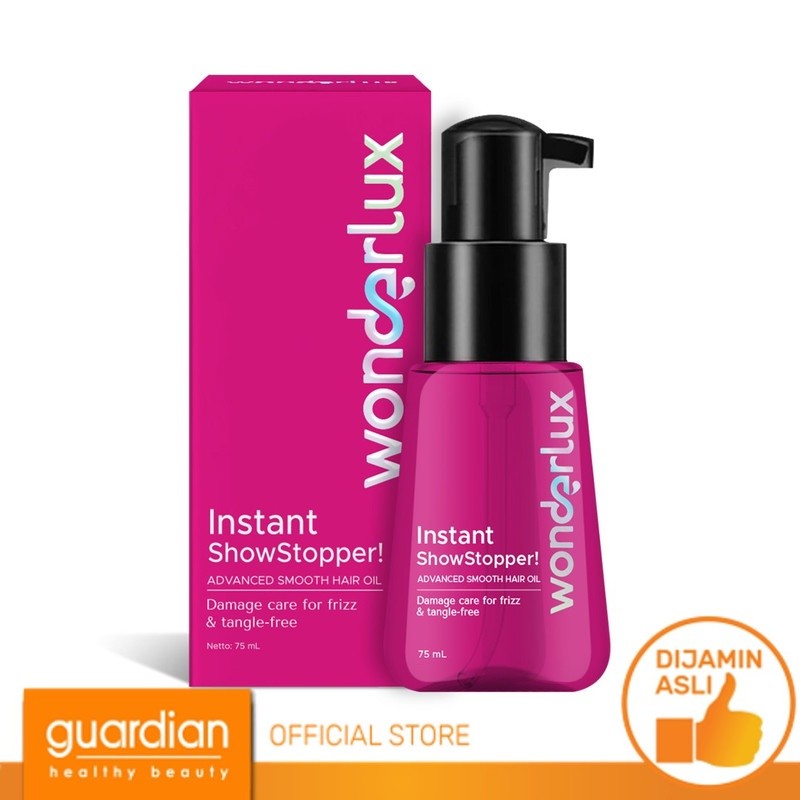 Jual Wonderlux Instant Showstopper Hair Perfecting Oil 75Ml | Shopee ...