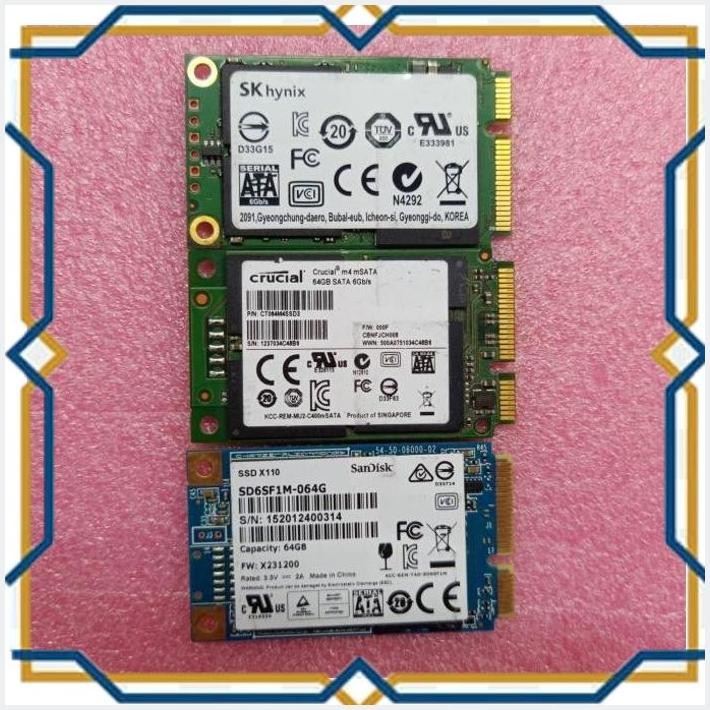 Jual [biz] ssd msata 64gb mix bergaransi | Shopee Indonesia