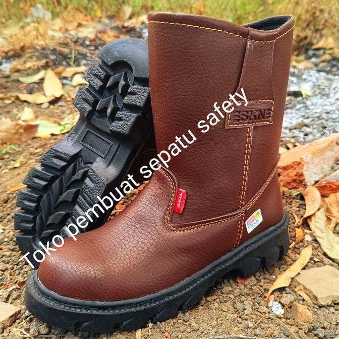 Jual Sepatu safety boot ujung besi keselamatan kerja pabrik pom bengkel ...
