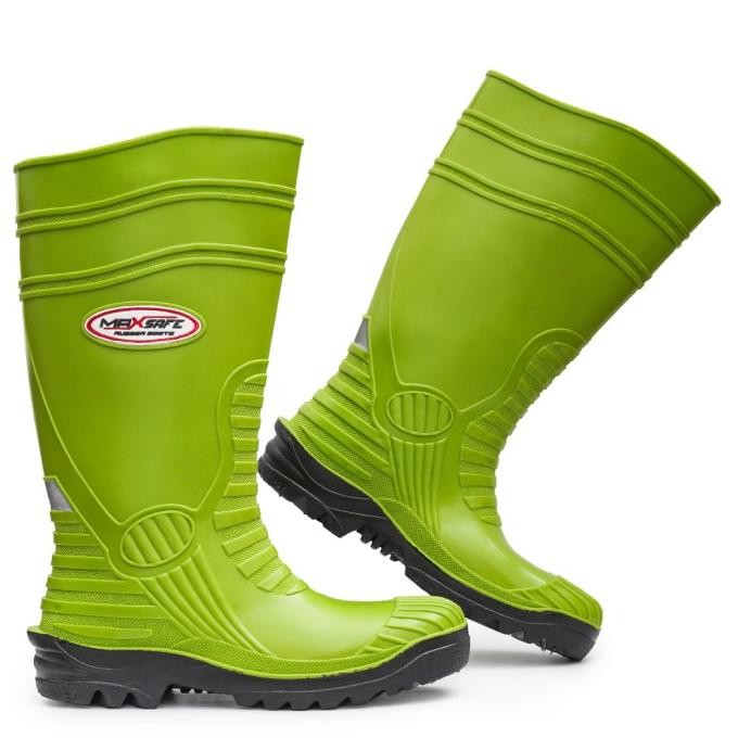 Jual Sepatu Boot Toyobo Safety Hijau Lemon New Stok | Shopee Indonesia