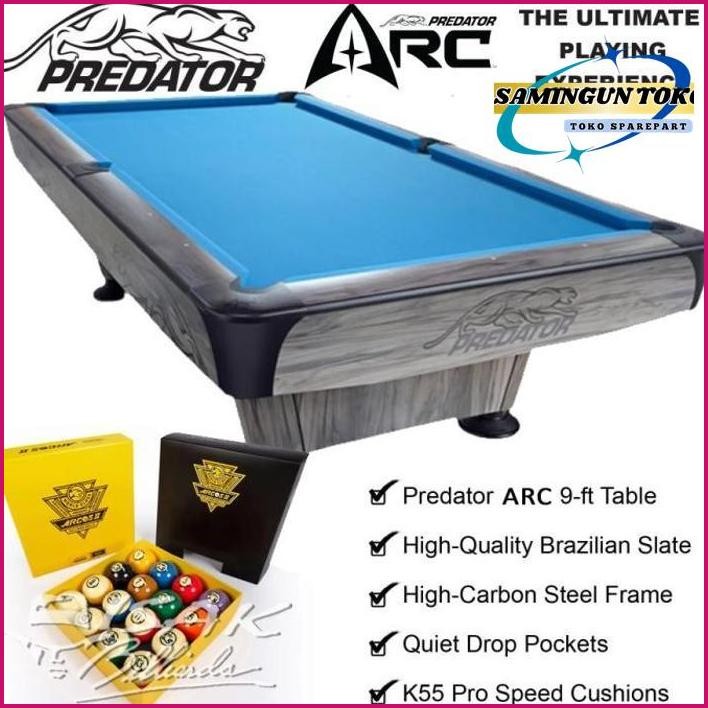 Jual Murah..!! Predator Arc Pro 9-Foot Pool Table - Meja Billiard ...
