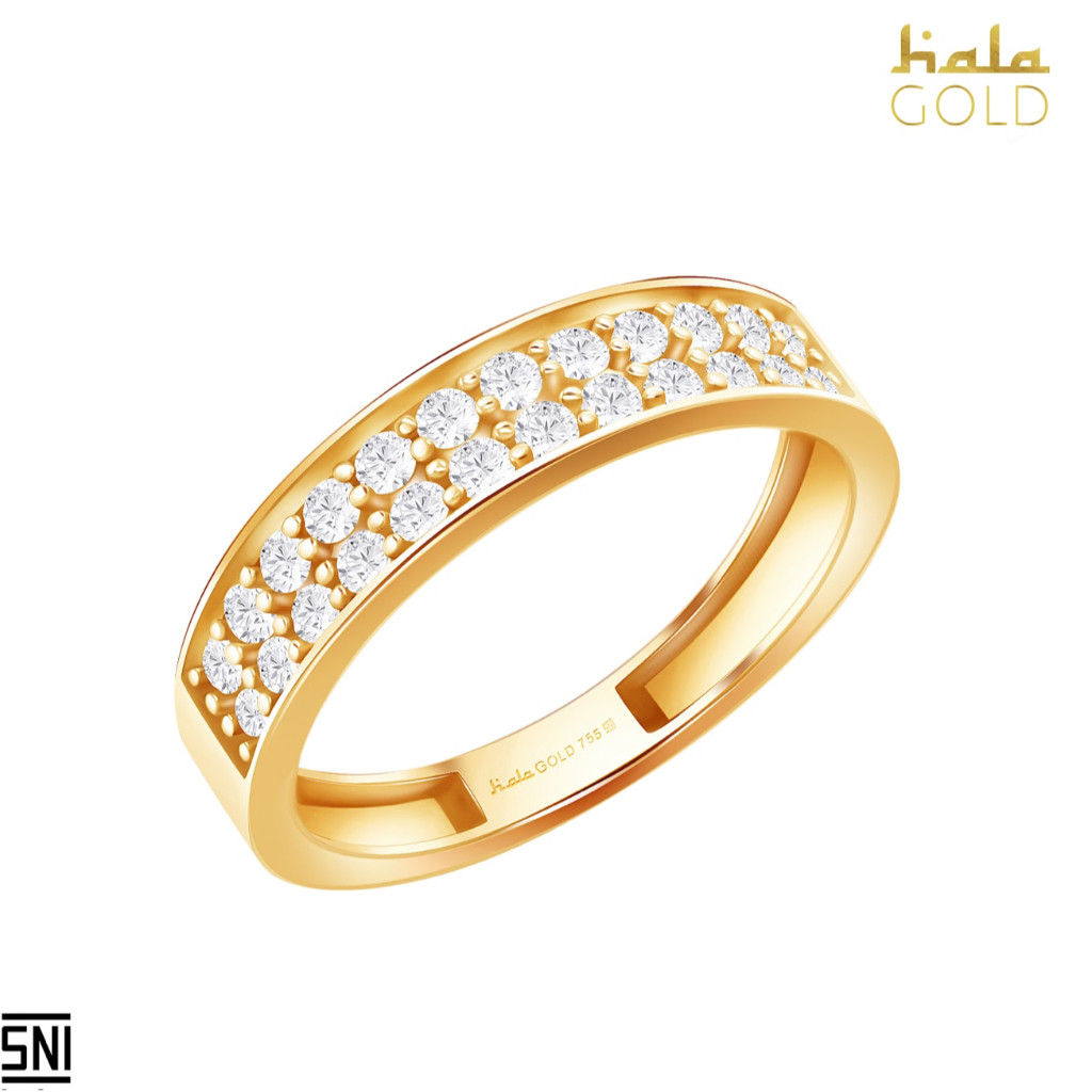 Jual Hala Gold List Ring / Cincin | Shopee Indonesia