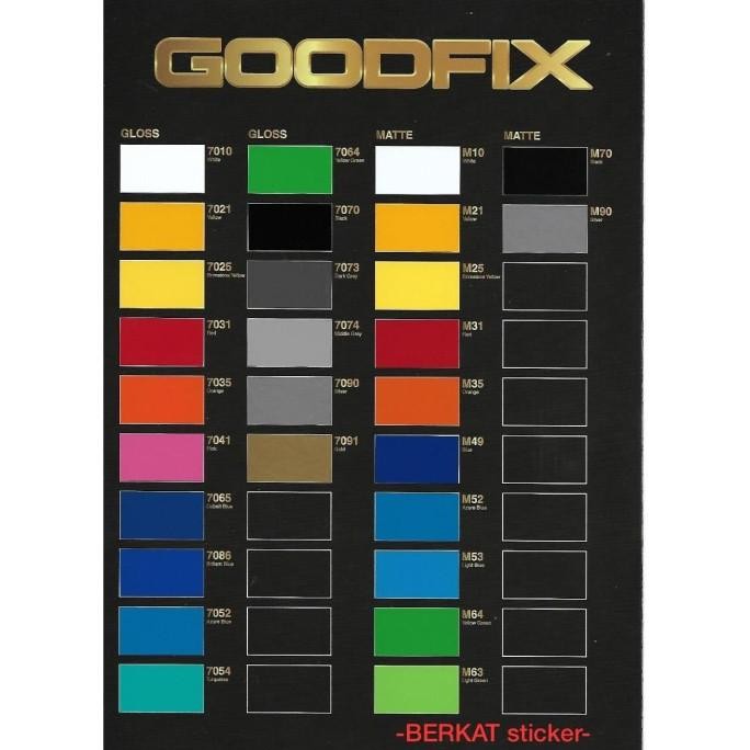 Jual Stiker Sticker Good-Fix Goodfix Glossy Matte Transparant Skotlet ...