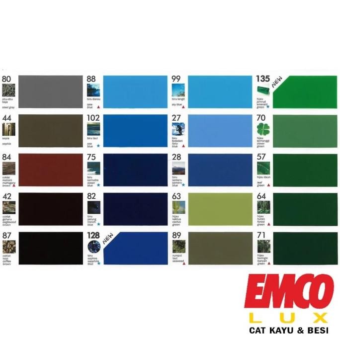 Jual Miliki Emco Lux Cat Kayu & Besi 1Kg - Abu Abu Cat Pagar Kusen Pintu | Shopee Indonesia