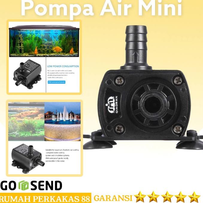 Jual Pompa Air Mini Celup Usb Brushless Submersible Aquarium 5V Premium ...