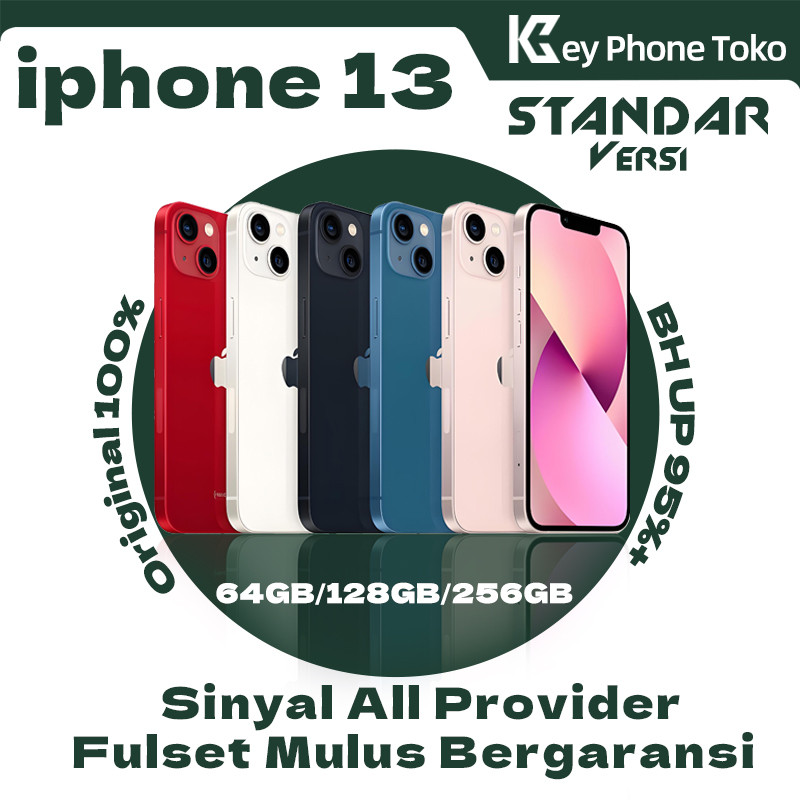 Jual iPhone 13 128GB 256GB Tangan kedua100%ORI LCD MULUS NORMAL FULSET Kondisi Perfect Garansi 3 ...