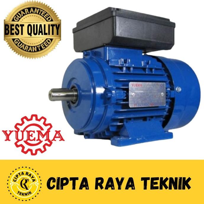 Jual Dinamo Listrik / Electric Motor Yuema Yal 2P 0,18Kw 0,25Hp 1 Phase Single Phase 220/240V B3 ...
