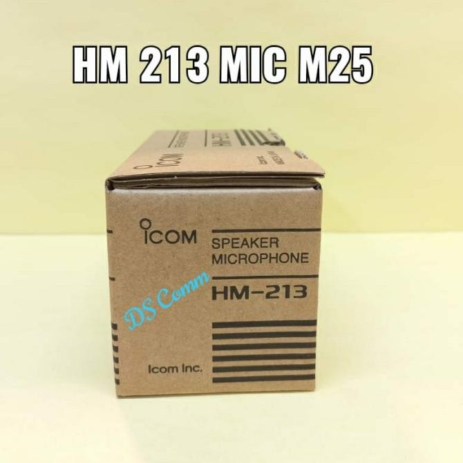 Jual Sale Icom Hm-213 Extra Mic Ori Ht Ic M25 M37 M93D Hm213 Baru ...