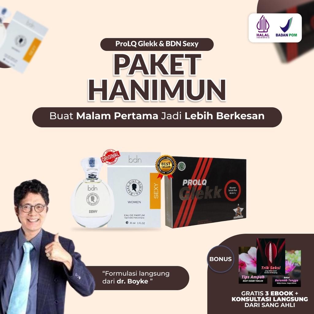 Jual Paket Hanimun Dr Boyke Bdn Parfum Sexy Prolq Glekk Terbaru Best Quality Asli 100% Original ...