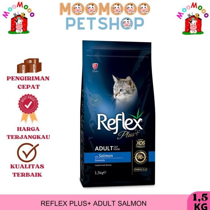 Jual Promo Reflex Plus Adult Cat Salmon - Premium Dry Cat Food With Xos ...
