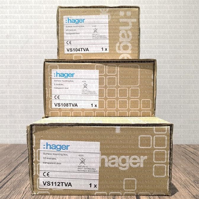 Jual Hager Mcb Box Outbow 4 Modul Vs104Tva / 8 Modul Vs108Tva / 12 ...